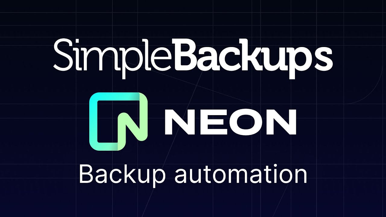 Make Neon Backups Simpler with SimpleBackups