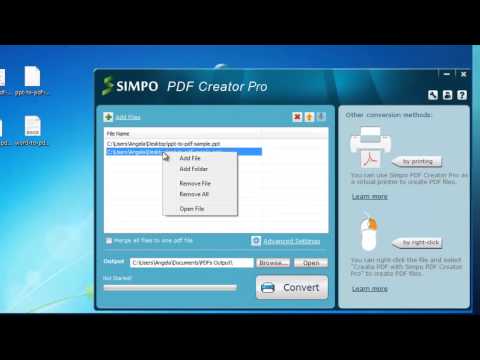 How to Combine PowerPoint - Merge Multiple PPT/PPTX to one PDF