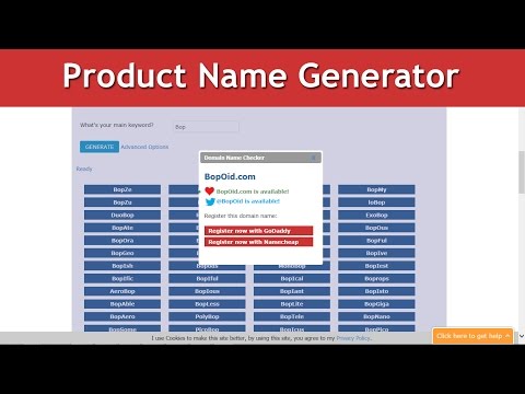 Product Name Generator Video