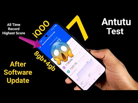 iQOO 7 Antutu Test After Software Update Very High Score in 2022