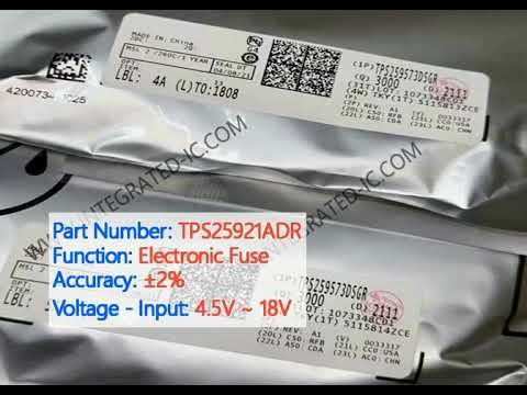 TPS25921ADR Integrated Circuit Chip 1.7A Electronic Fuse IC SOIC-8 eFuse IC