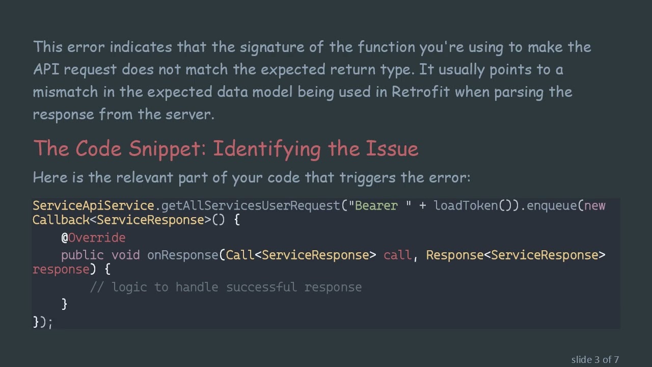 Fixing the incompatible types Error in Android's Retrofit with RecyclerView