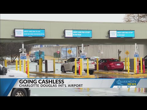Cash no more at CLT Airport parking decks, lots