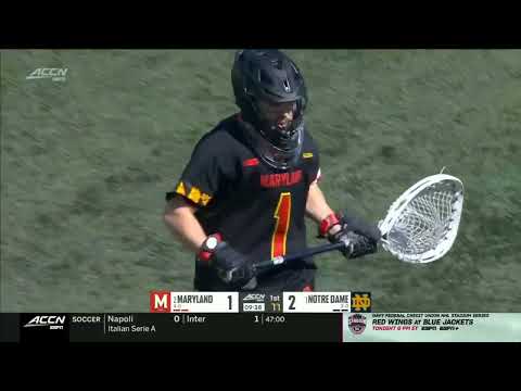 Notre Dame vs Maryland College lacrosse 2025