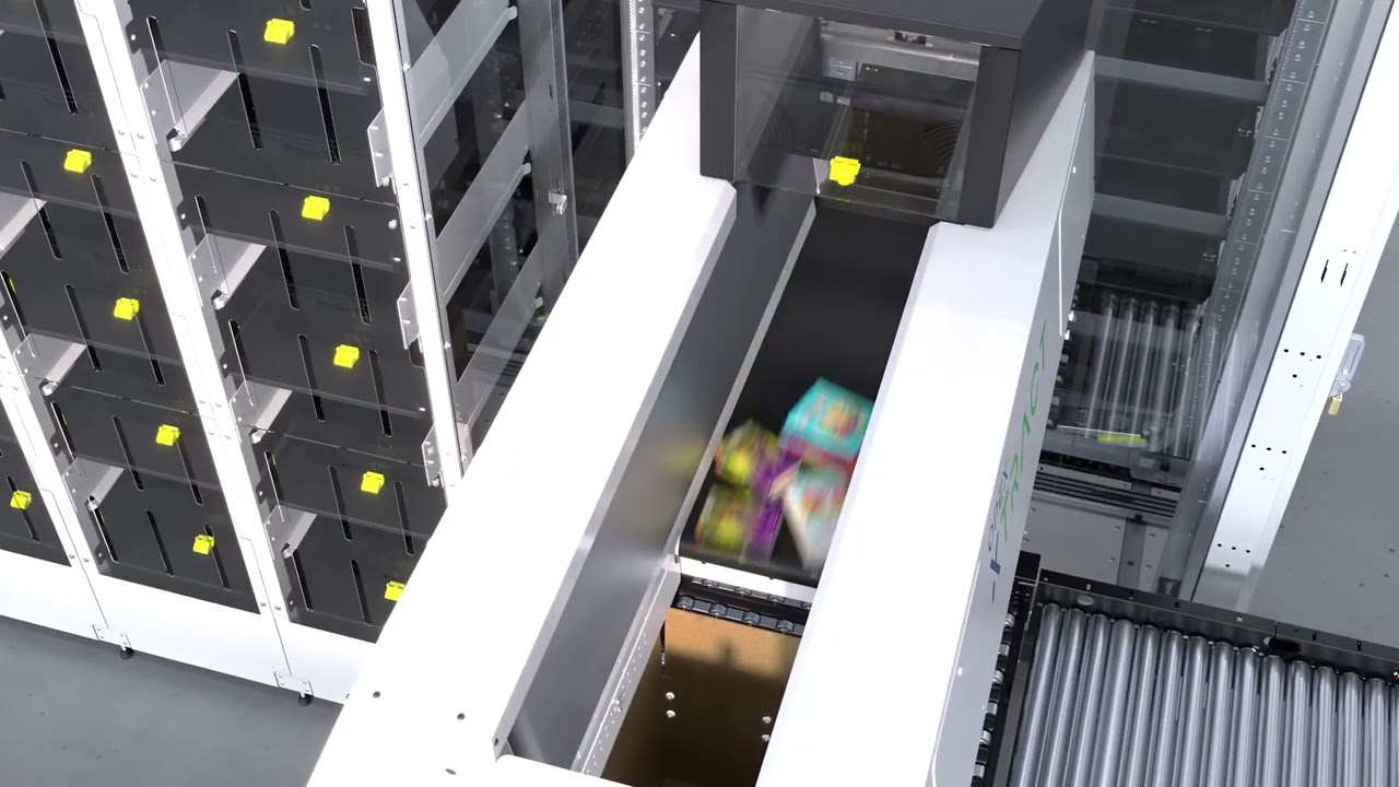 Automated Order Sortation and pack-out with OPEX® Sure Sort® X with Xtract™