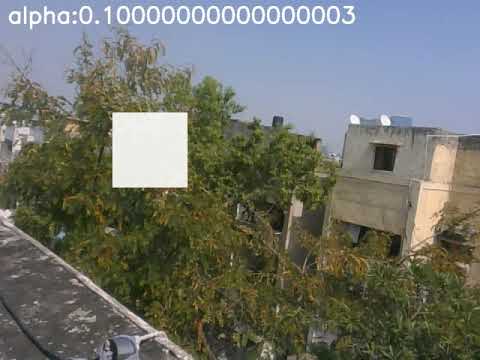 Add image to a live camera feed using OpenCV-Python | TheAILearner