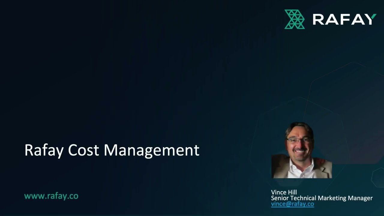 Rafay Cost Management Service Overview
