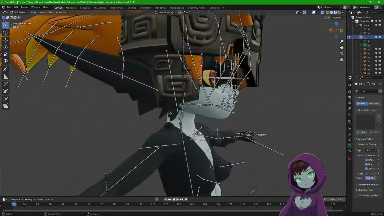 Blender - How to Make a VRC Port of a Rigified model (From smutbase)