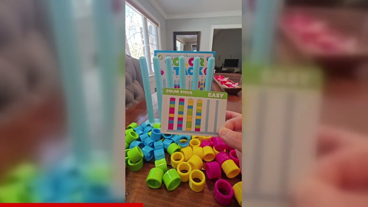 Color Stack Challenge Game #games #familygames #strategygames #familygamenight