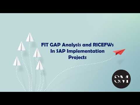 SAP S/4 HANA - FITGAP AND RICEFW in SAP Projects