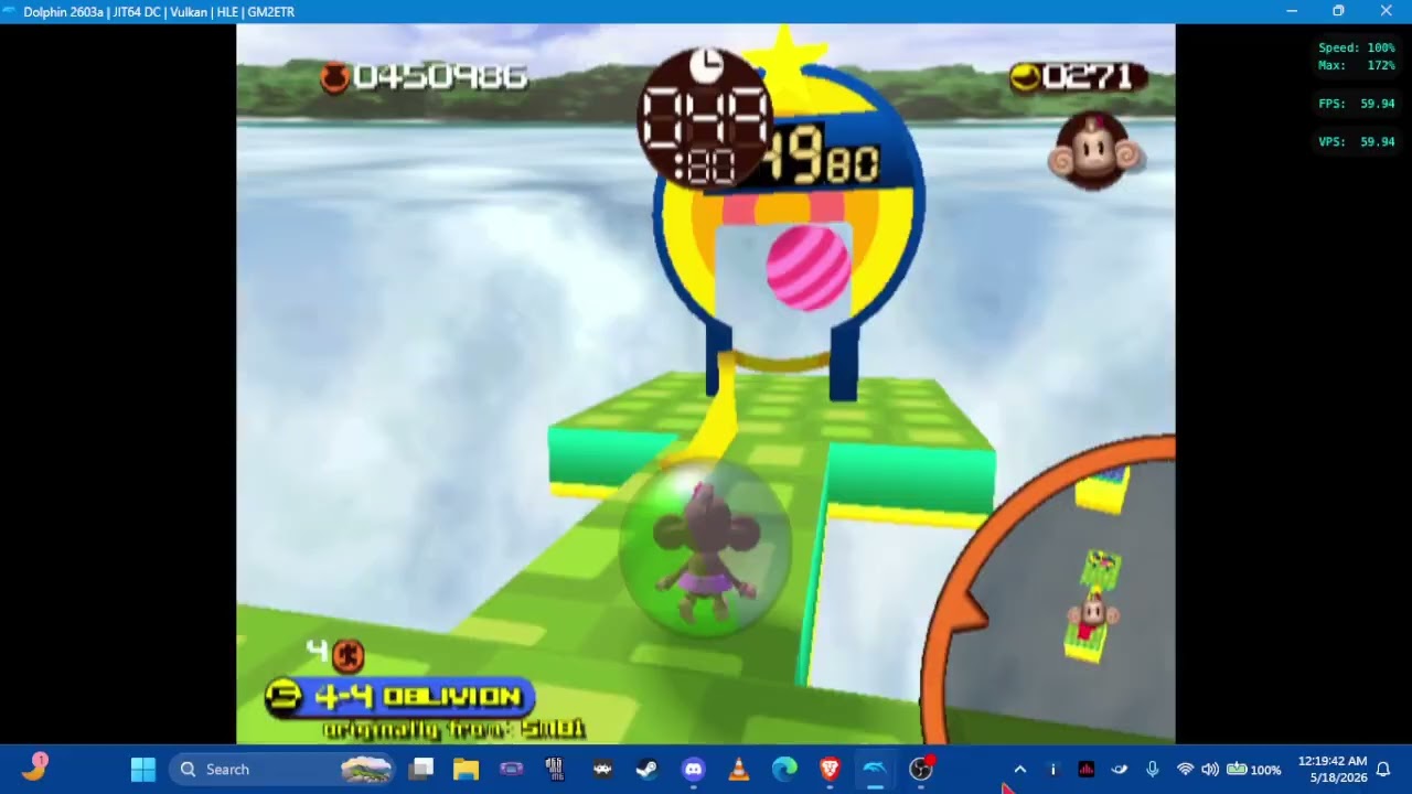 super monkey ball 2 touch & roll remake mod all levels