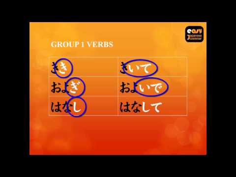The Te Form in Japanese