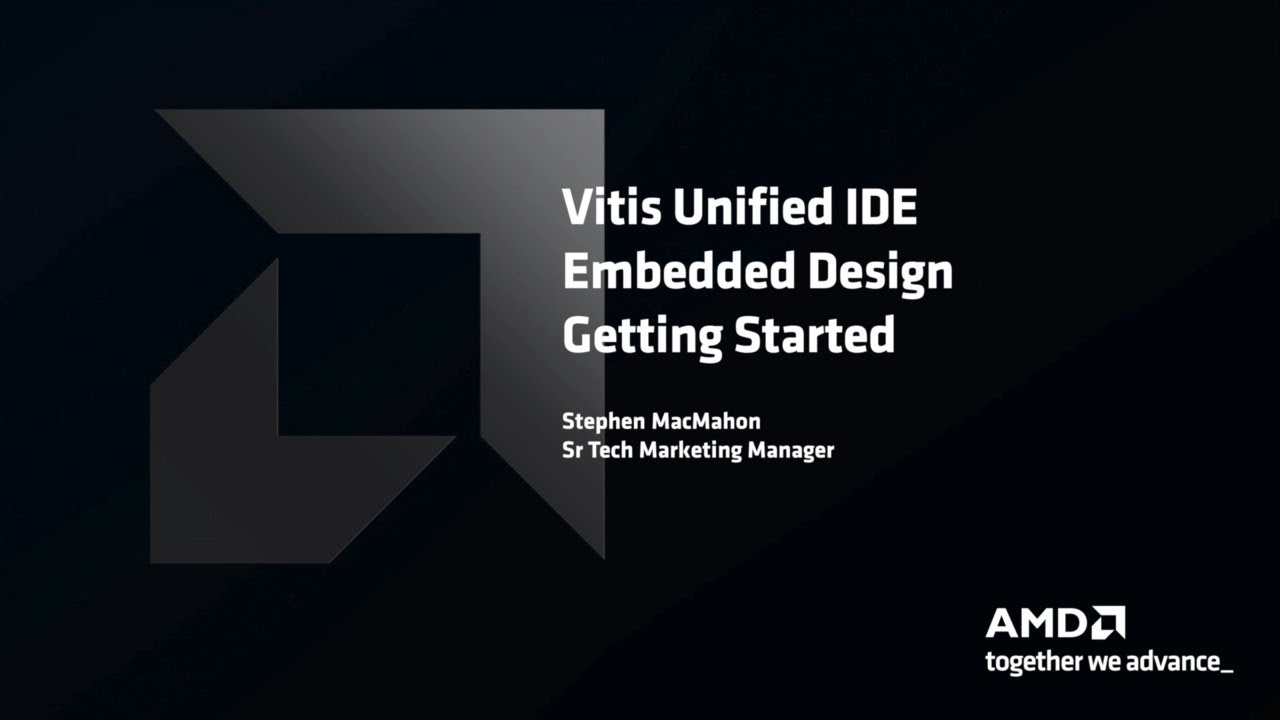 Getting Started with Vitis Unified IDE for Embedded Design