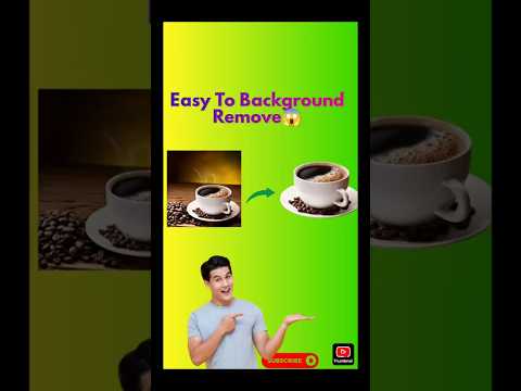 How to Remove Backround 🤔#shortsfeed #tech #shorts