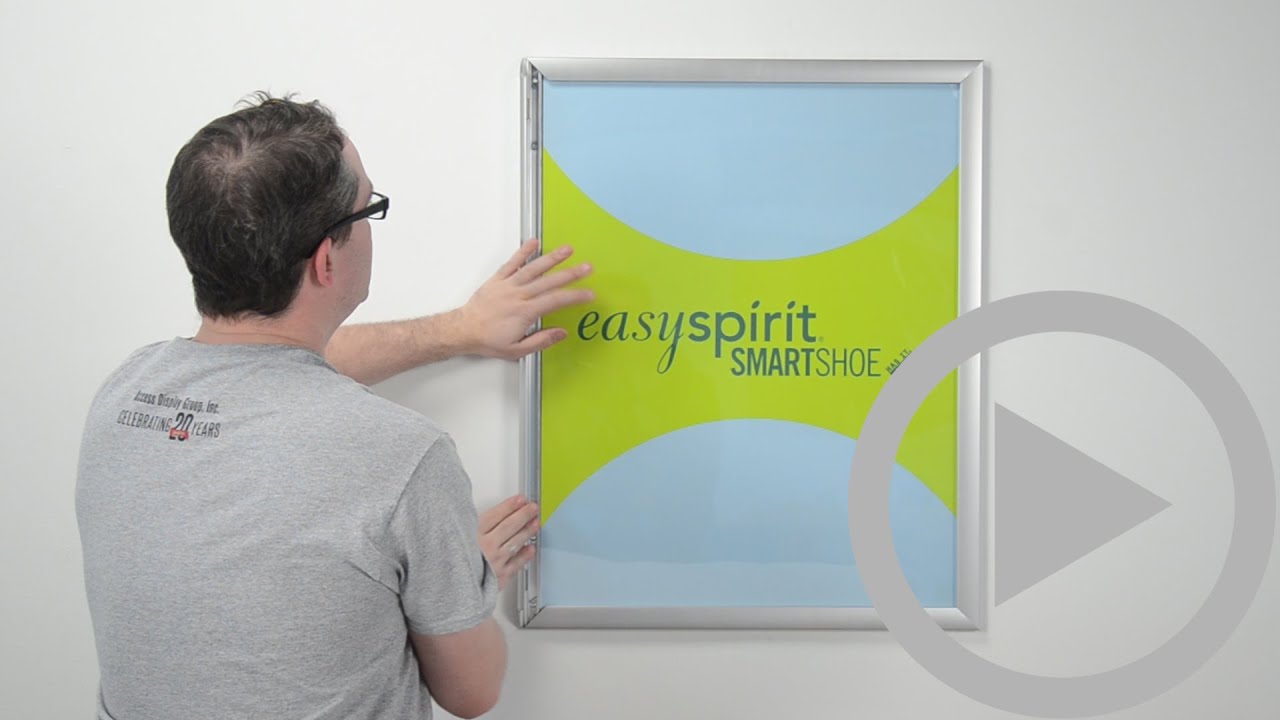 Poster Snap Frame Wall Mount Instructions by DisplayFrames