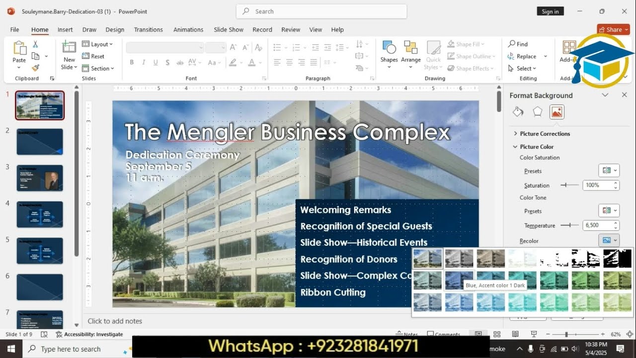 PowerPoint 2021 In Practice - Ch 3 Independent Project 3-1 | Step by Step SIMnet Solution