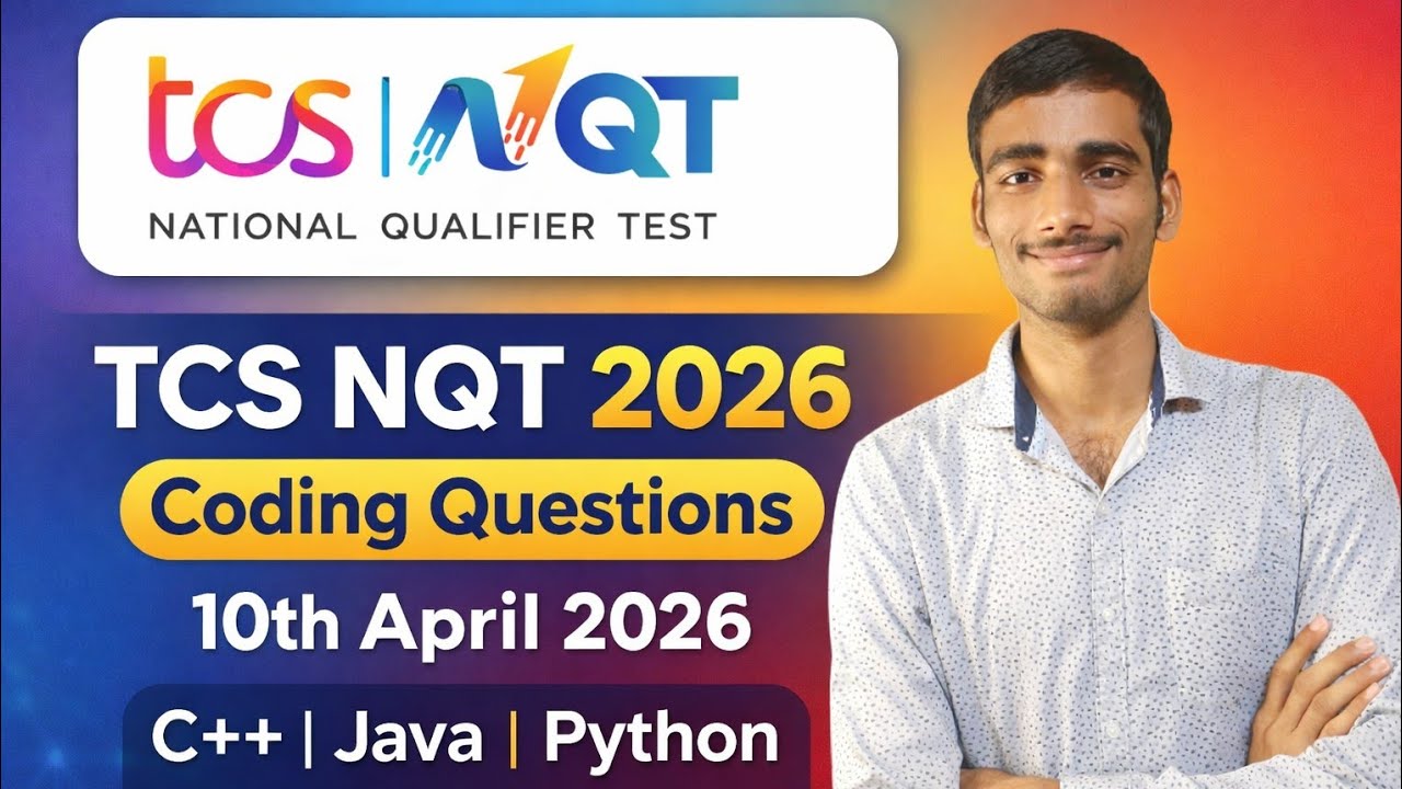 TCS NQT 2026 Coding Questions (10th April Shift) | Complete Solutions 💻🔥