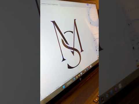 Design with us ✨️ The letters M+S as a logo. Which letters should we try next?