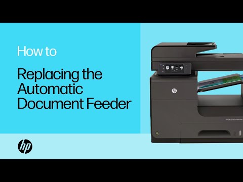 Replacing the Automatic Document Feeder (ADF) | HP Officejet X476 and X576 Printers | HP Support