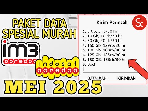 KODE DIAL IM3 PAKET MURAH INDOSAT TERBARU MEI 2025| Paket Data IM3 Murah 2025
