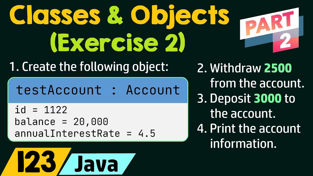 Classes and Objects (Exercise 2) - Part 2