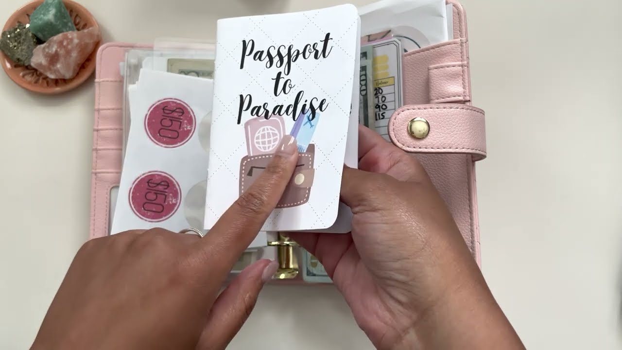 $800 Vacation Savings Challenge Stuffing + My Vacation Binder! Extra Income!