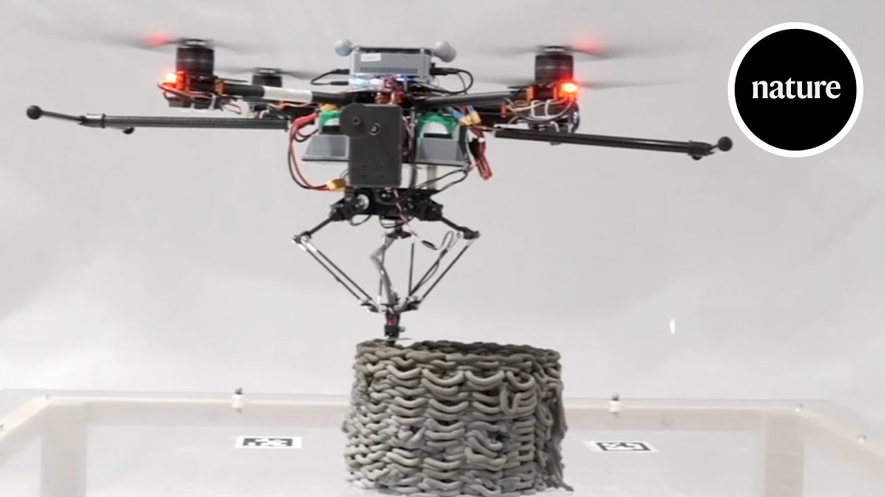 Drones gaan aan de slag als vliegende bouwvakkers