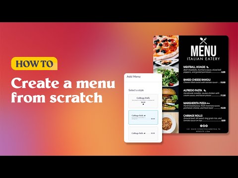 Create Free Menus in Minutes | PosterMyWall