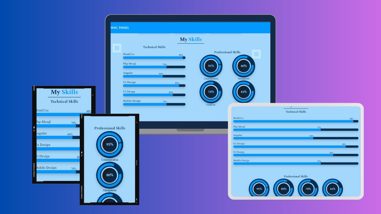 Build a Responsive Personal Portfolio Website with HTML, CSS and JavaScript | Pt - 4