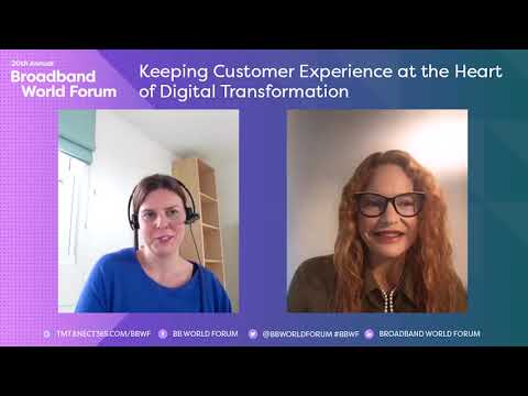 Regina Urbani, Director of Customer Experience Design at Swisscom at Broadband World Forum 2020