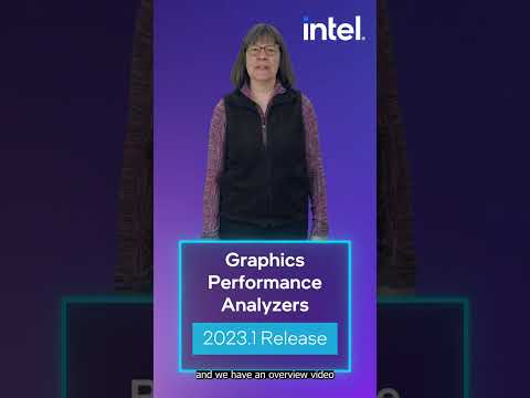 Intel® Graphics Performance Analyzers 2023.01 Release | Intel Software