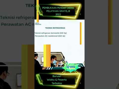 Pelatihan Gratis Tahun 2022 Waktu dan Peserta Terbatas |#Pelatihan#Gratis#Kompetensi#BLKBandung