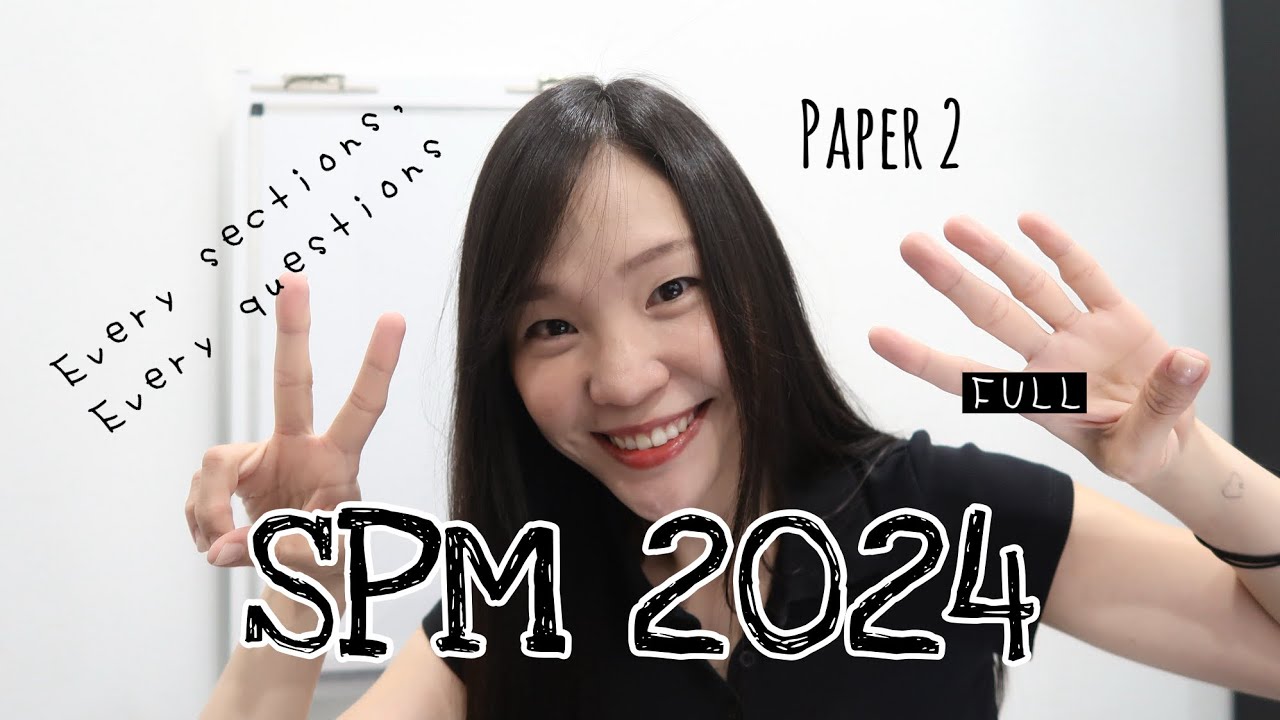 【ENG】 ADD MATHS SPM REVISION | SPM 2024 (Paper 2) FULL 