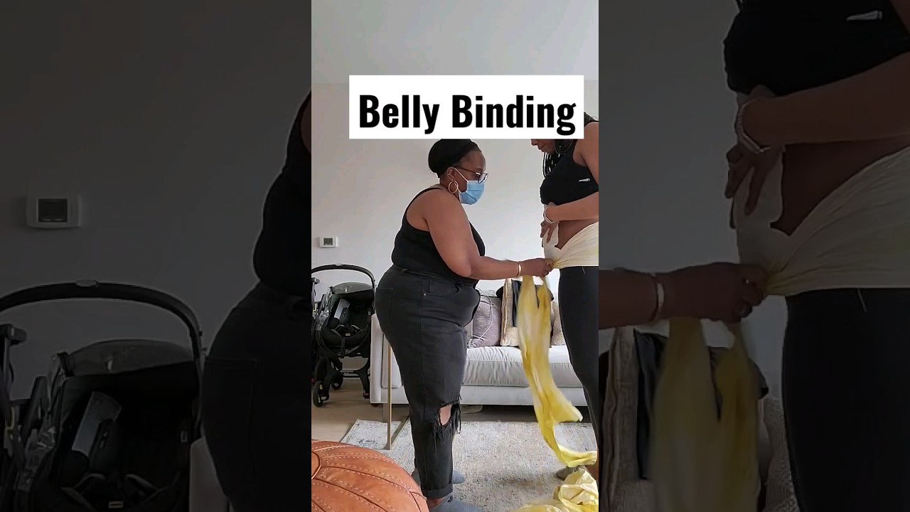 Teaching my client Bengkung Belly Binding #postpartum #bellybinding #abdominal #support #doula