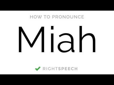 🔴 Miah - How to pronounce Miah - American Girl Name