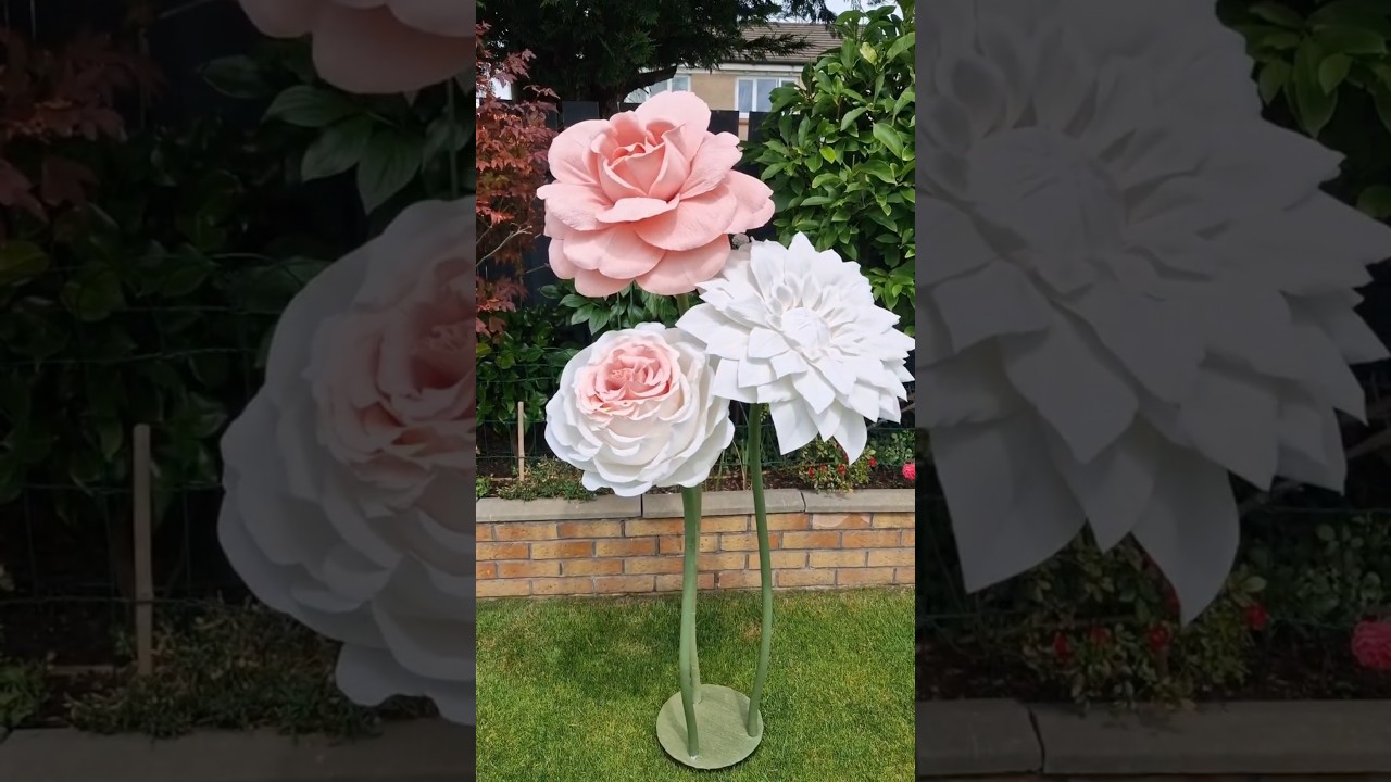How to Make a Giant Paper Rose