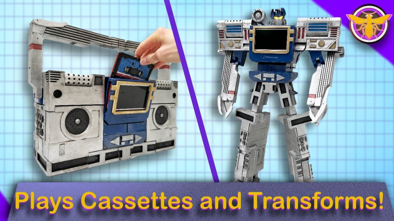 How I 3D Printed A Working Boombox Transformer!