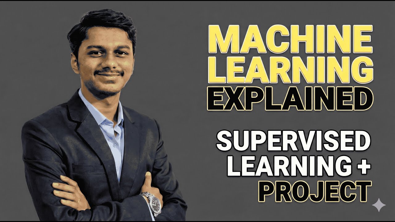 Machine Learning Explained Simply | Supervised Learning + Real Project (House Price Prediction)