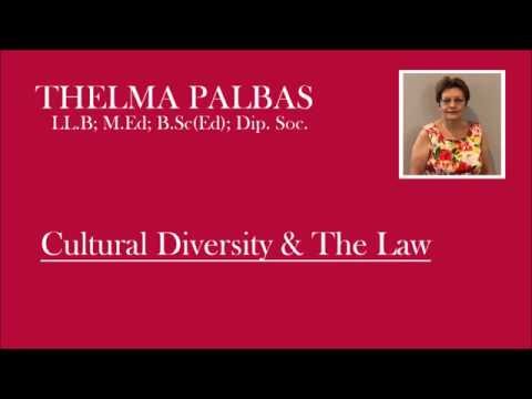 Cultural Diversity & The Law