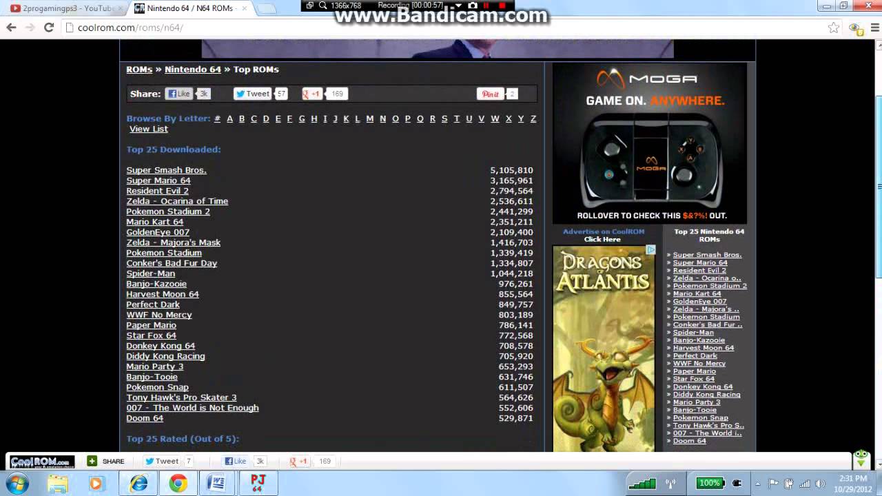 HOW TO DOWNLOAD ROM FILES FOR N64  BEST TUTORIAL!!!!!!