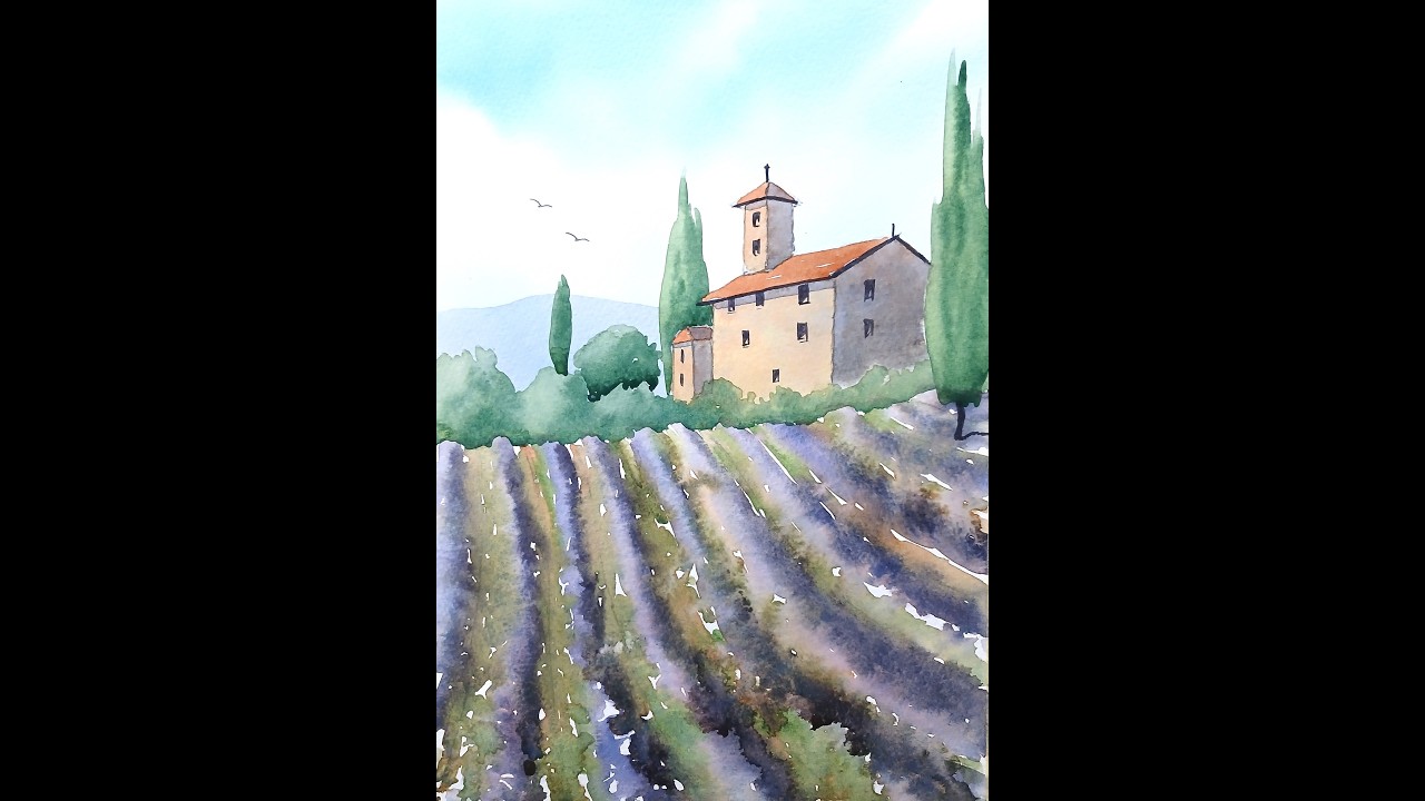 Lavender Field in Tuscany