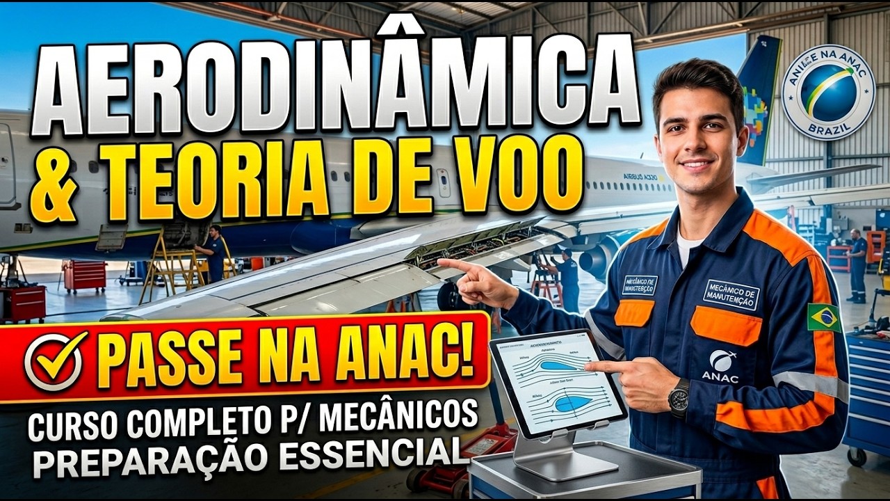 Aerodinâmica para a Banca ANAC - Módulo Básico MMA