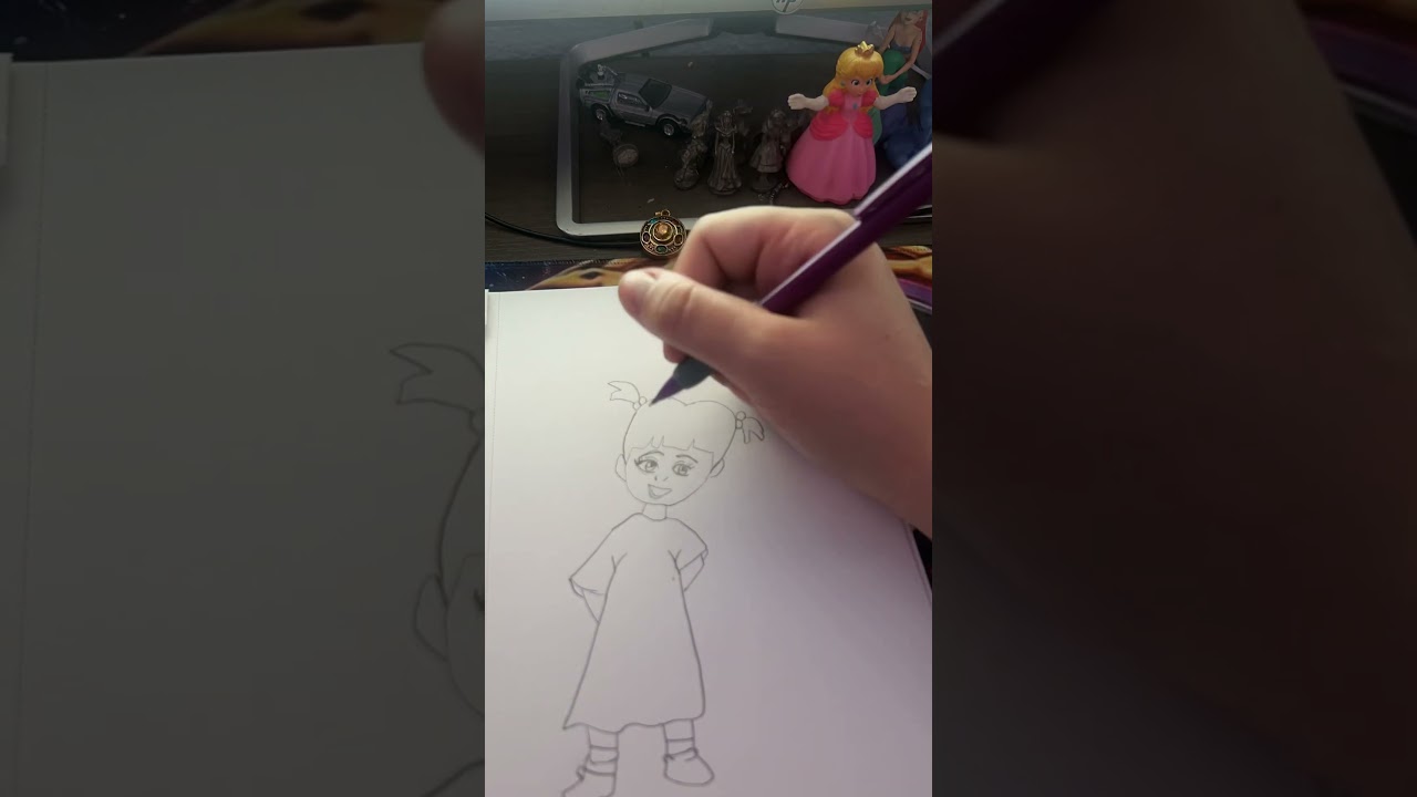 Boo drawing from Monster Inc