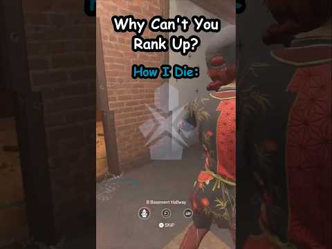 Why Cant You Rank Up? #ytshorts #siege #r6 #shorts #rainbowsixsiege #siegex