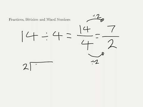 Year 5 - Improper Fractions, Mixed Numbers and Division