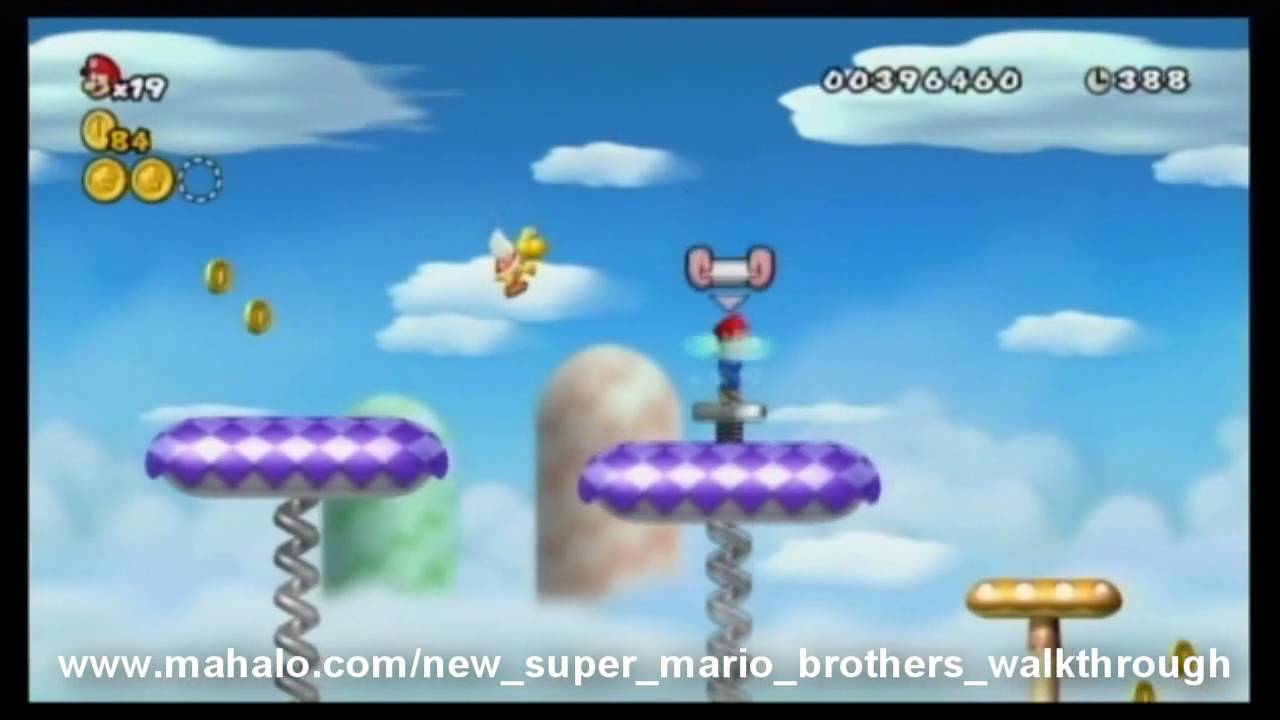 New Super Mario Bros. Wii Walkthrough - World 1-5