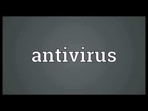 Antivirus Meaning