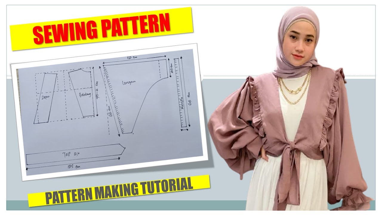 Pecah Pola Outer Viral Pattern Making Tutorial