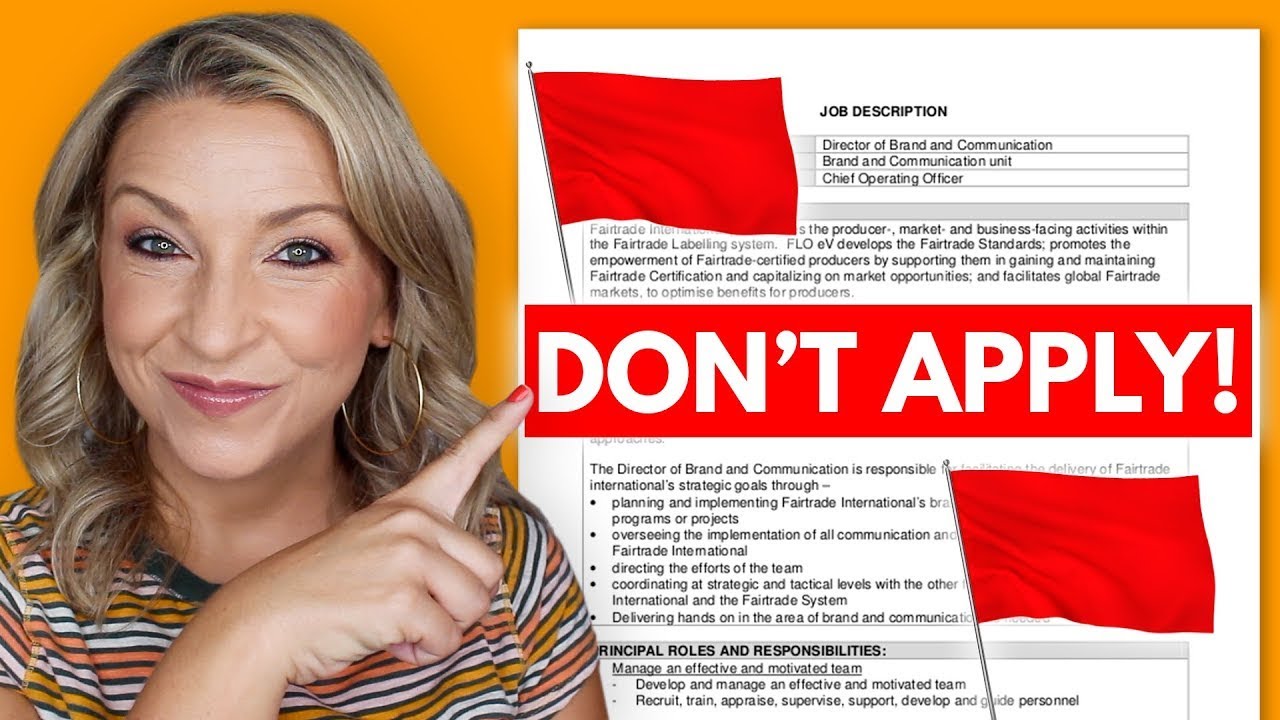 Job Description Red Flags | How to spot a scam