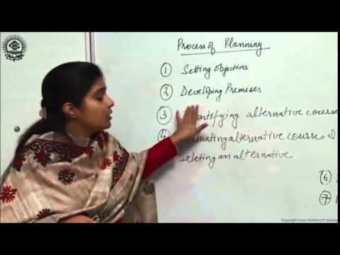 Process of Planning - Planning, CBSE Class XII Business Studies Video ...